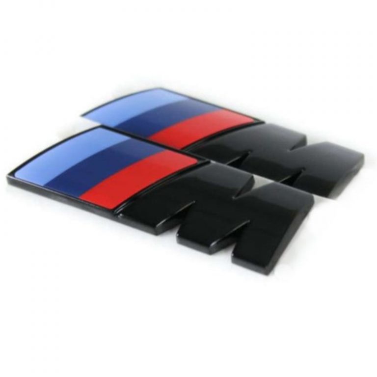 BMW M Motorsport Emblem Schwarz Set – ABK24